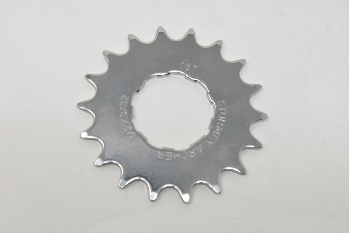 Sturmey Archer 9 Spline tab 18 teeth Sprocket Cog for 3/32 chain Chrom