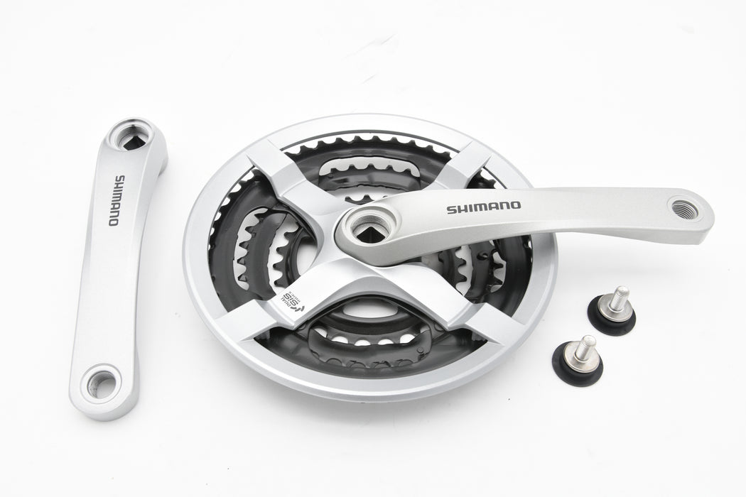 Shimano Tourney FC-TY501 Bike Triple Chainset 48/38/28T 175mm Crank Ar