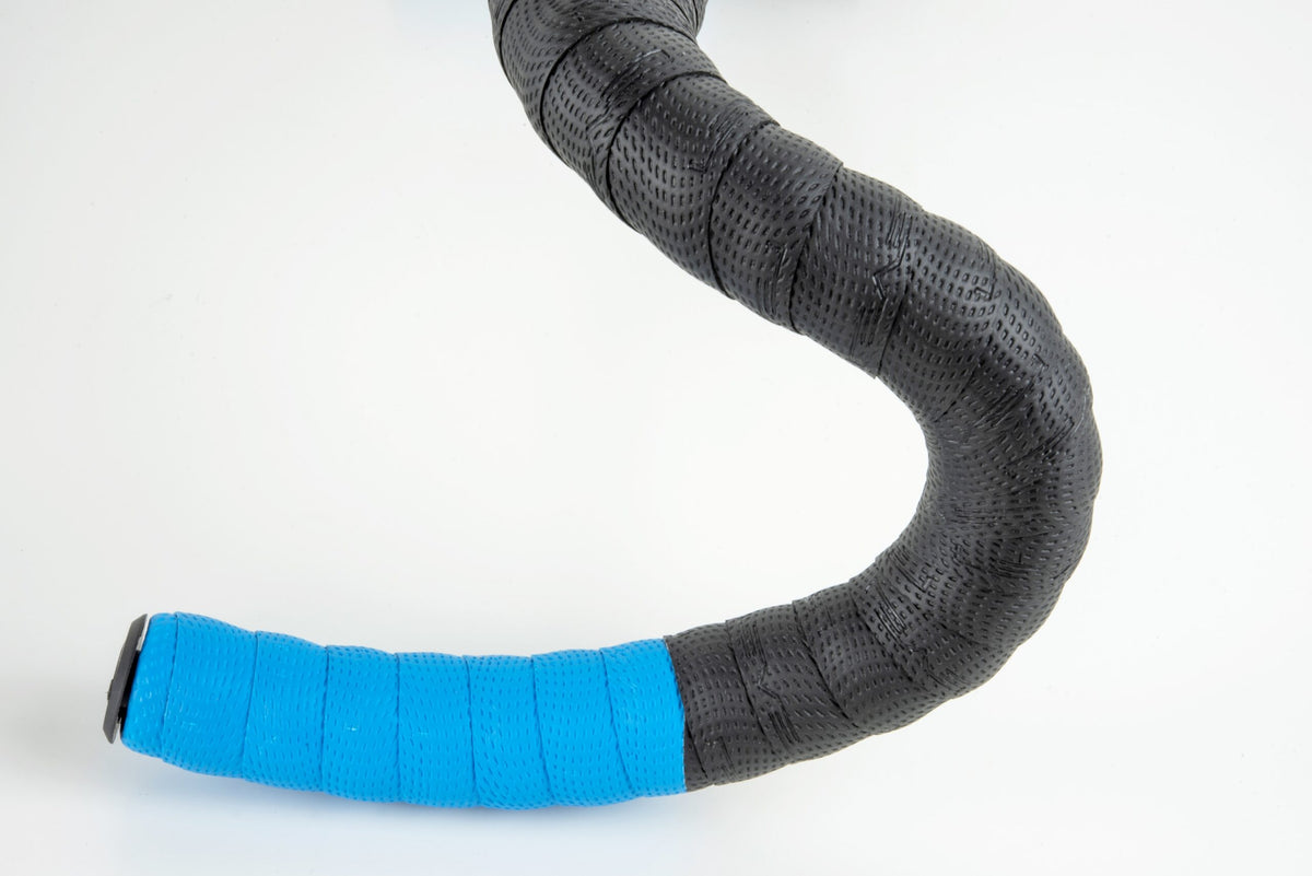 Level (Ribble) Two-Tone Road Bike Handlebar Bar Tape Black and Blue Co