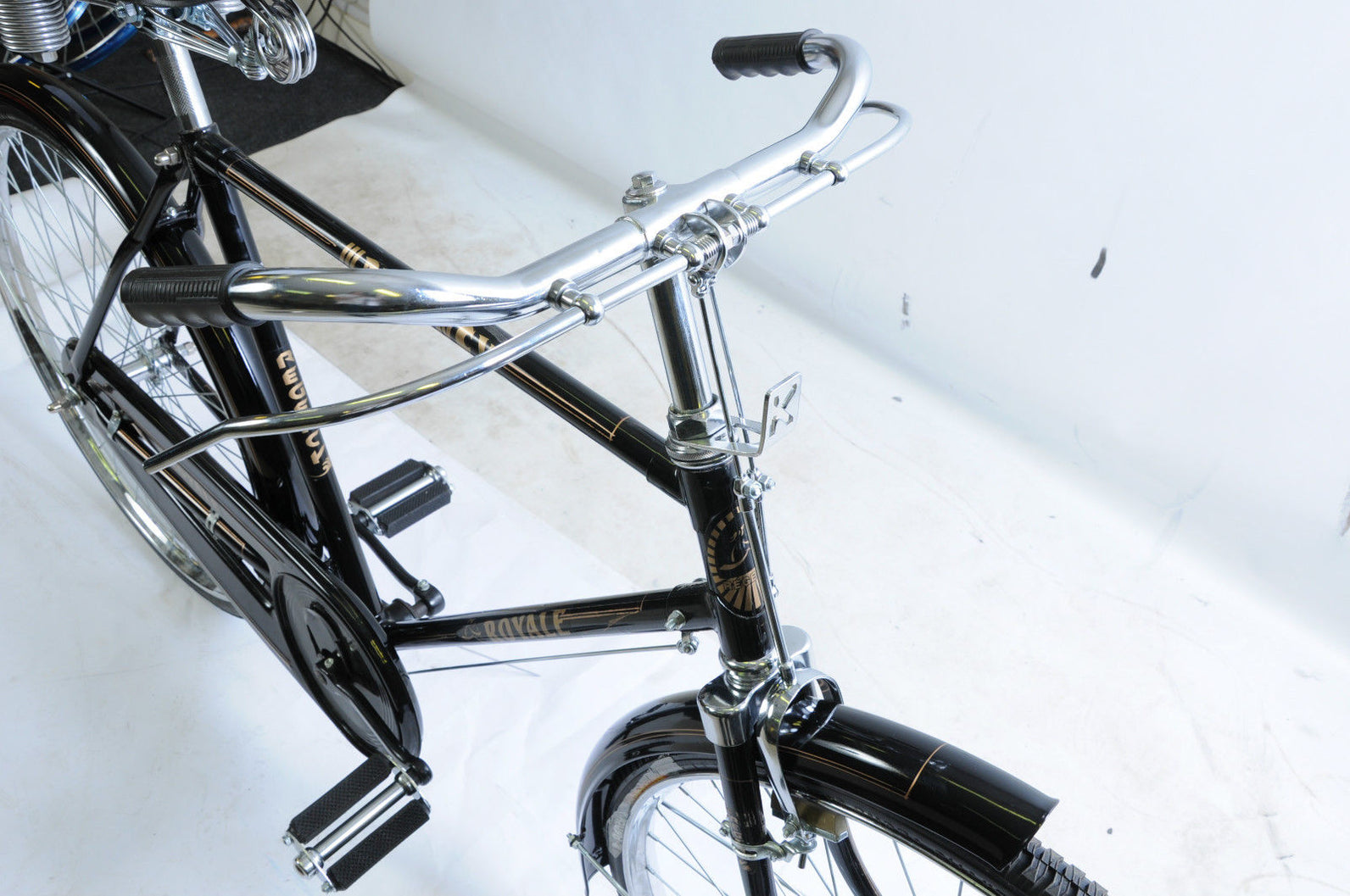 ANTIQUE STYLE ROADSTER 26” RIM ROD BRAKE MENS TRADITIONAL DISPLAY BIKE ...