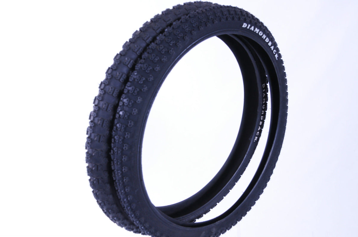 BMX TYRES 20 x 1.75 AND 20 x 2.125 DIAMOND BACK COMP III STYLE TREAD A