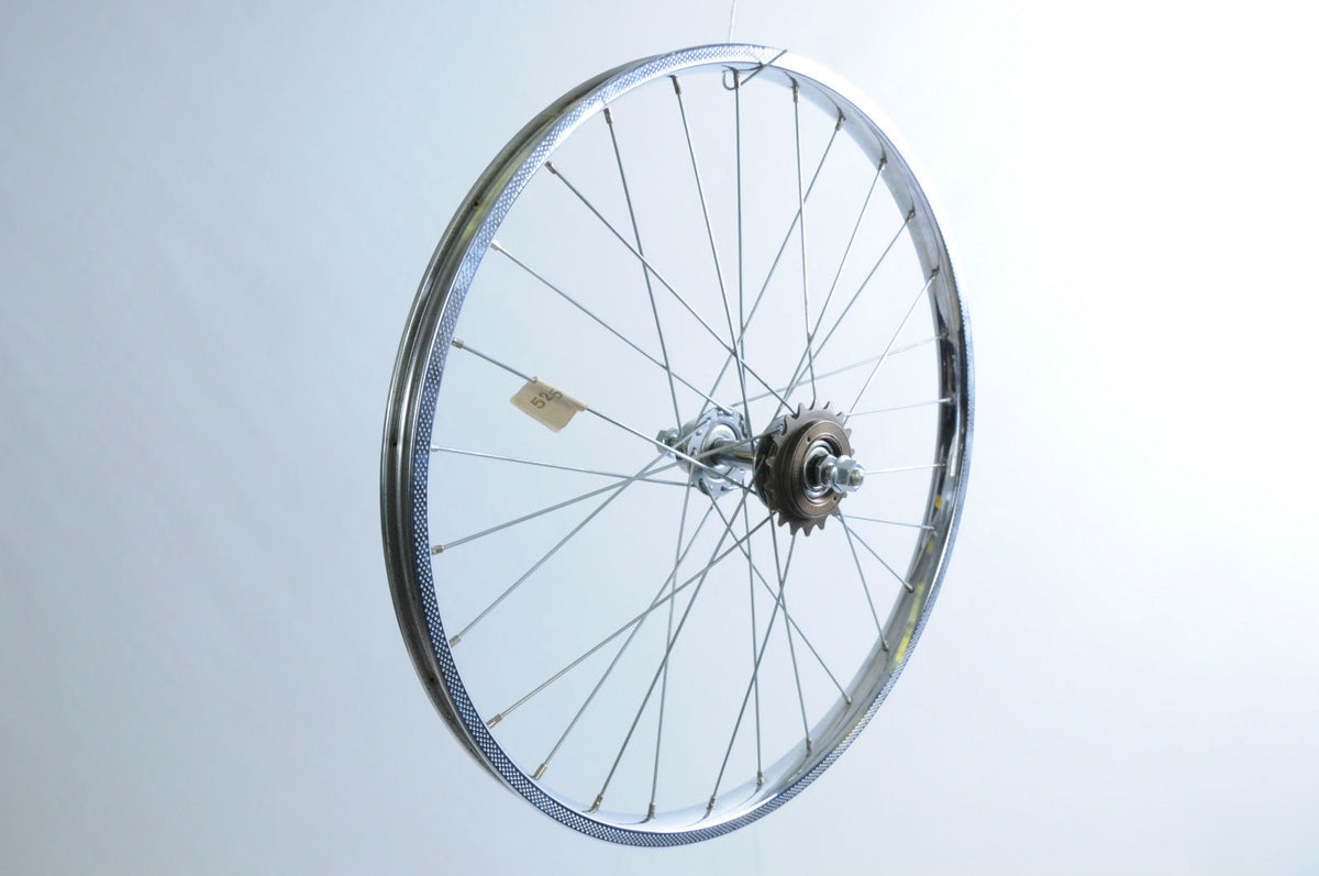5OOa (440x20) 20" REAR SINGLE SPEED WHEEL,CHROME RIM IDEAL DAWES ...