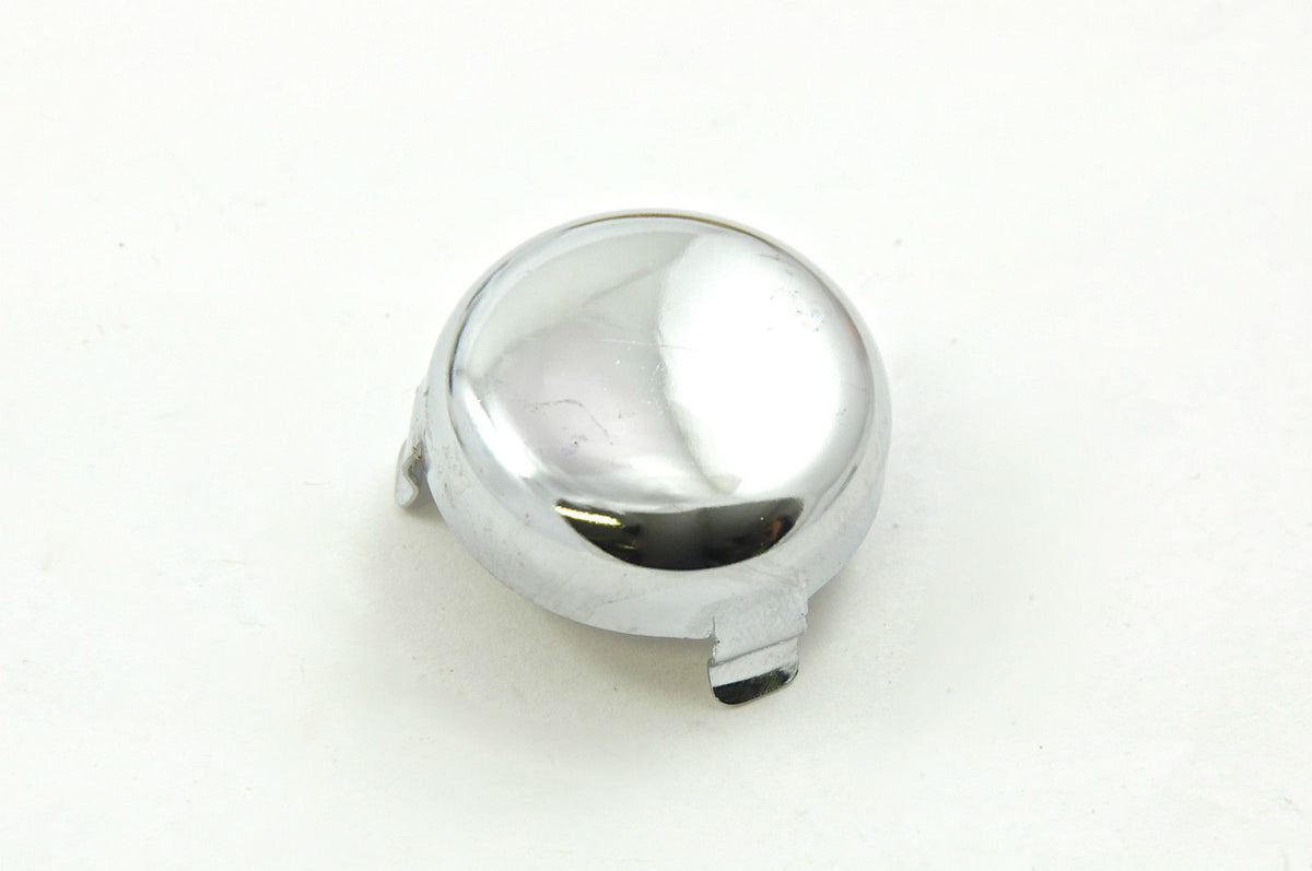 HUB CAPS 30mm CHROME DOMED GENUINE MADE IN 1960’s DOLLS PRAMS SILVER C