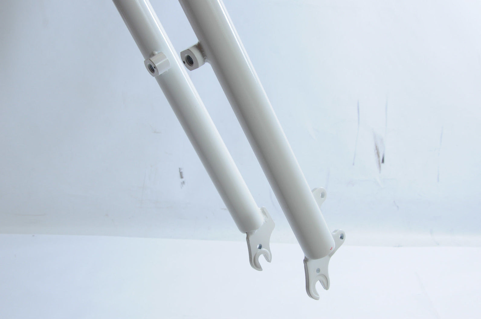 HUGE 55” LONG TRIPLE CLAMP LOWRIDER DRAGSTER DIY FORKS 1 1/8” DISC/V ...