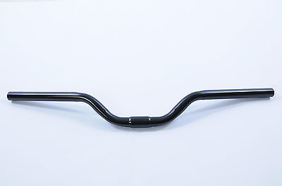 60mm RISER TOURING COMFORT BIKE HANDLEBARS TRADITIONAL STYLE BLACK 620