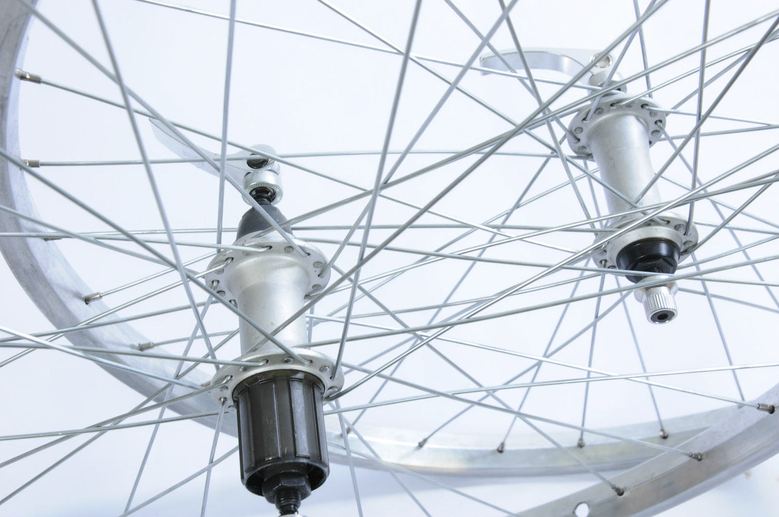 PAIR MTB WHEELS 26x1.75 (559–20) 8/9 SPD CASSETTE FREEHUB ALLOY RIMS ...