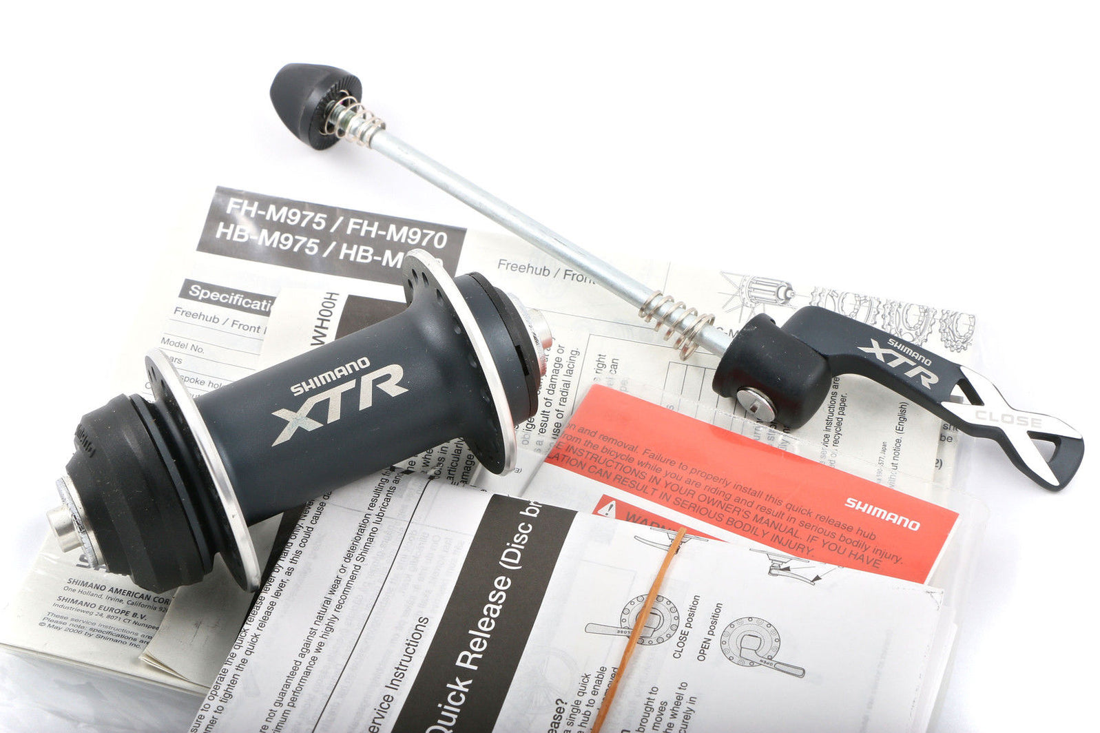 SHIMANO XTR AVANT HB-M975 32 HOLE QUICK RELEASE DISC FRONT HUB CENTRE