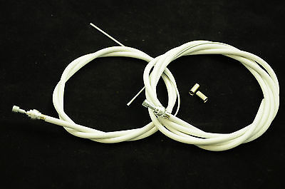 RIBBED OUTER BRAKE CABLE SET FOR VINTAGE 40's,50's,60's,70's RACING BI