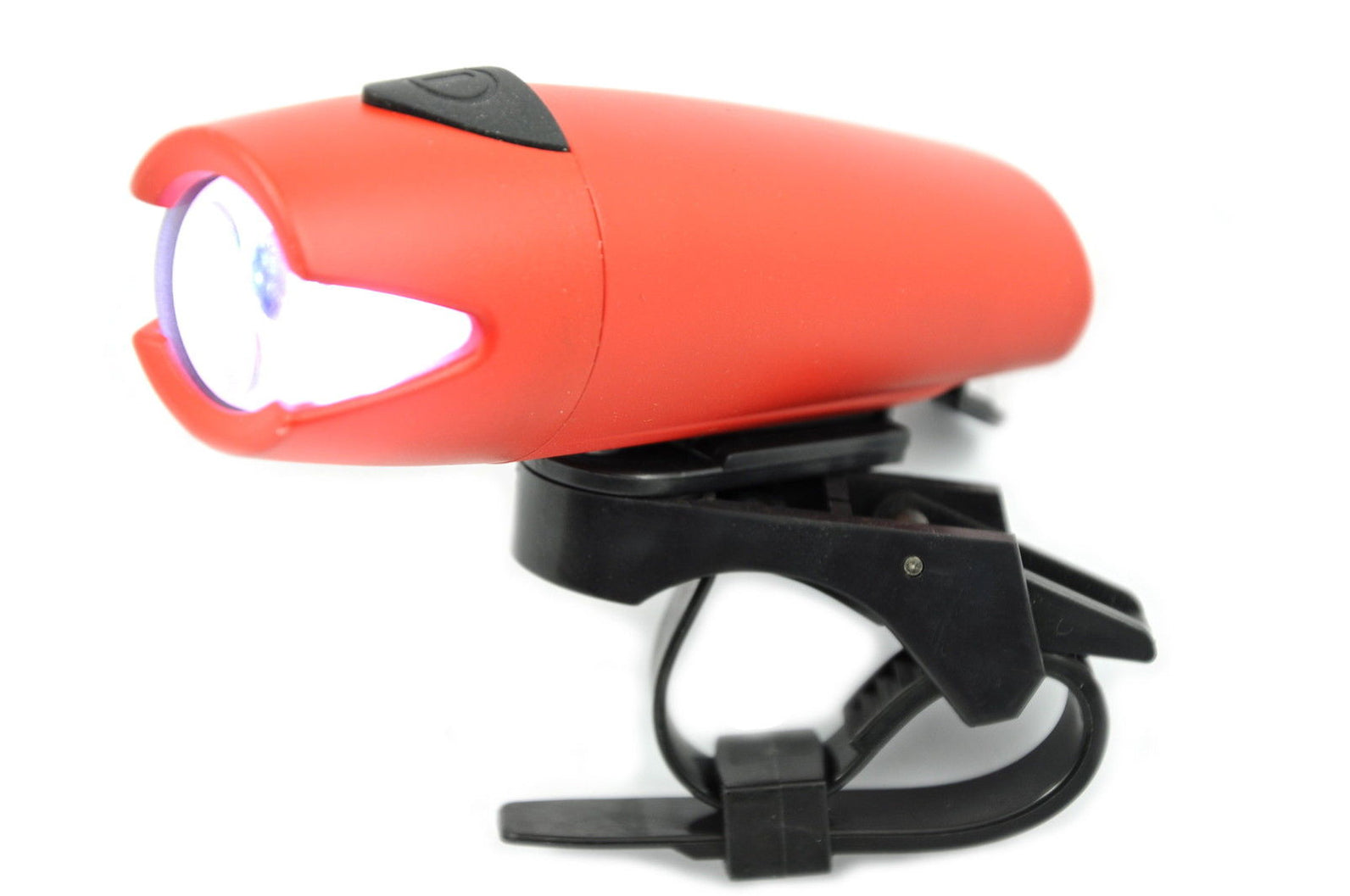 SMART RED HIGH POWER 3 LED FRONT BIKE LIGHT FLASHES+CONSTANT SUIT OVER