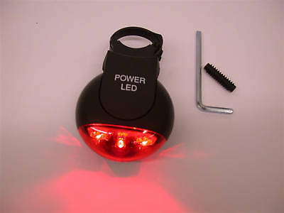 RALEIGH 3 MODE FLASHING REAR LED BICYCLE LIGHT Reduced