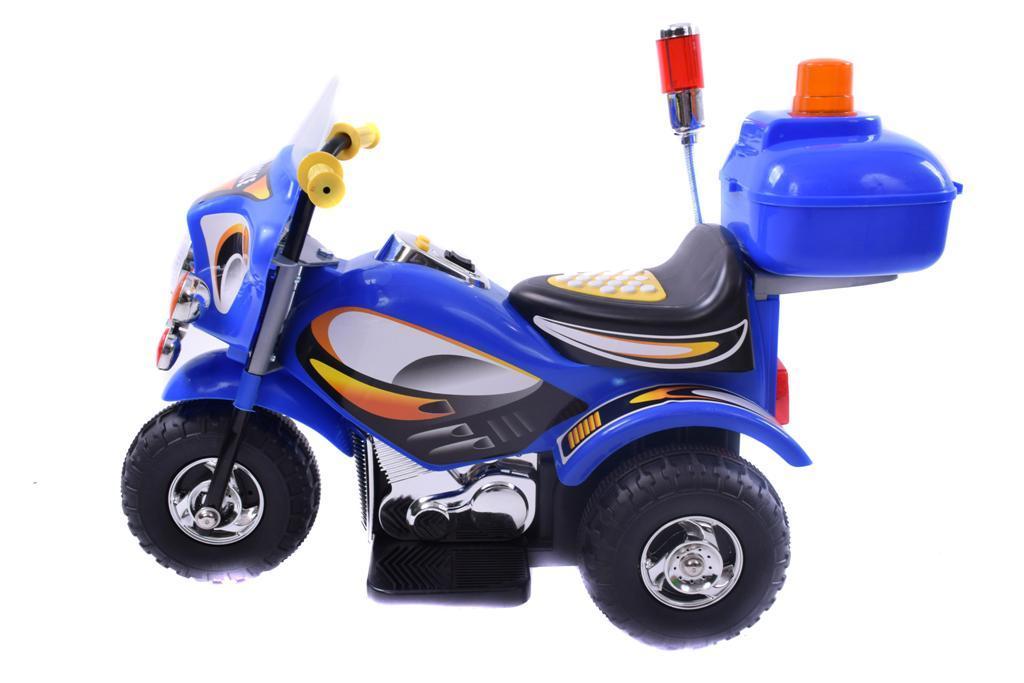 ELECTRIC KIDDIES RIDE ON 3 WHEEL POLICE MOTORCYCLE 20watt BATTERY MOTO