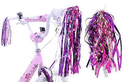 BARBIE TYPE STREAMERS WITH TASSELS GIRLS BIKES GREAT PRESENT
