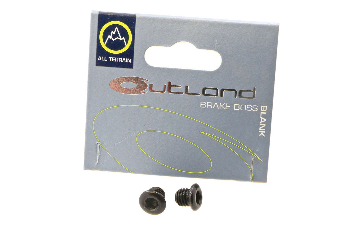 V BRAKE/CANTI BOSS BLANKING BUNG PLUG (BLANK OFF YOUR BOSSES )BLACK M8 ...