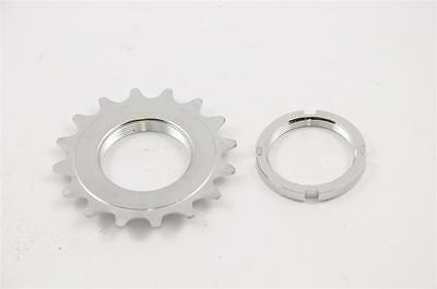 FIXIE 16 TEETH 3/32 SPROCKET COG LOCK RING/LOCKING NUT SET FOR FIXED ...