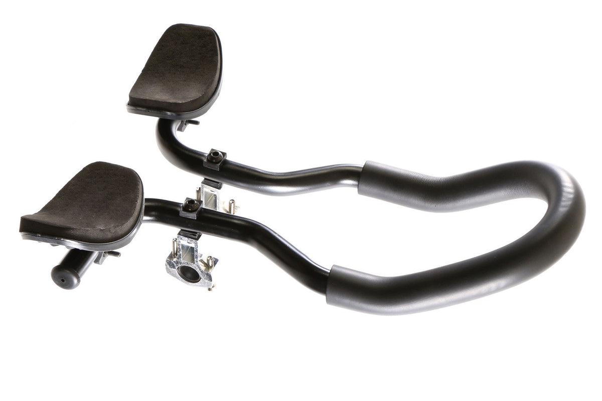 RACING BIKE TRI BARS TRIATHLON CLIP ON BARS TO FIT RACING CYCLE HANDLE