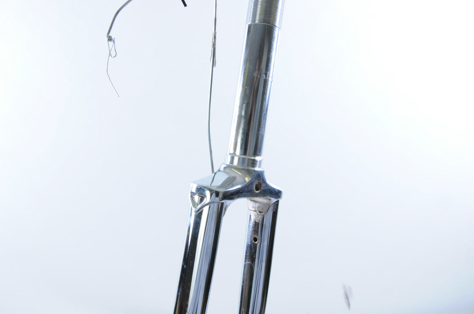 Vintage 60’s 70’s 80's Racing Sports Bike Chrome Forks With Lamp ...