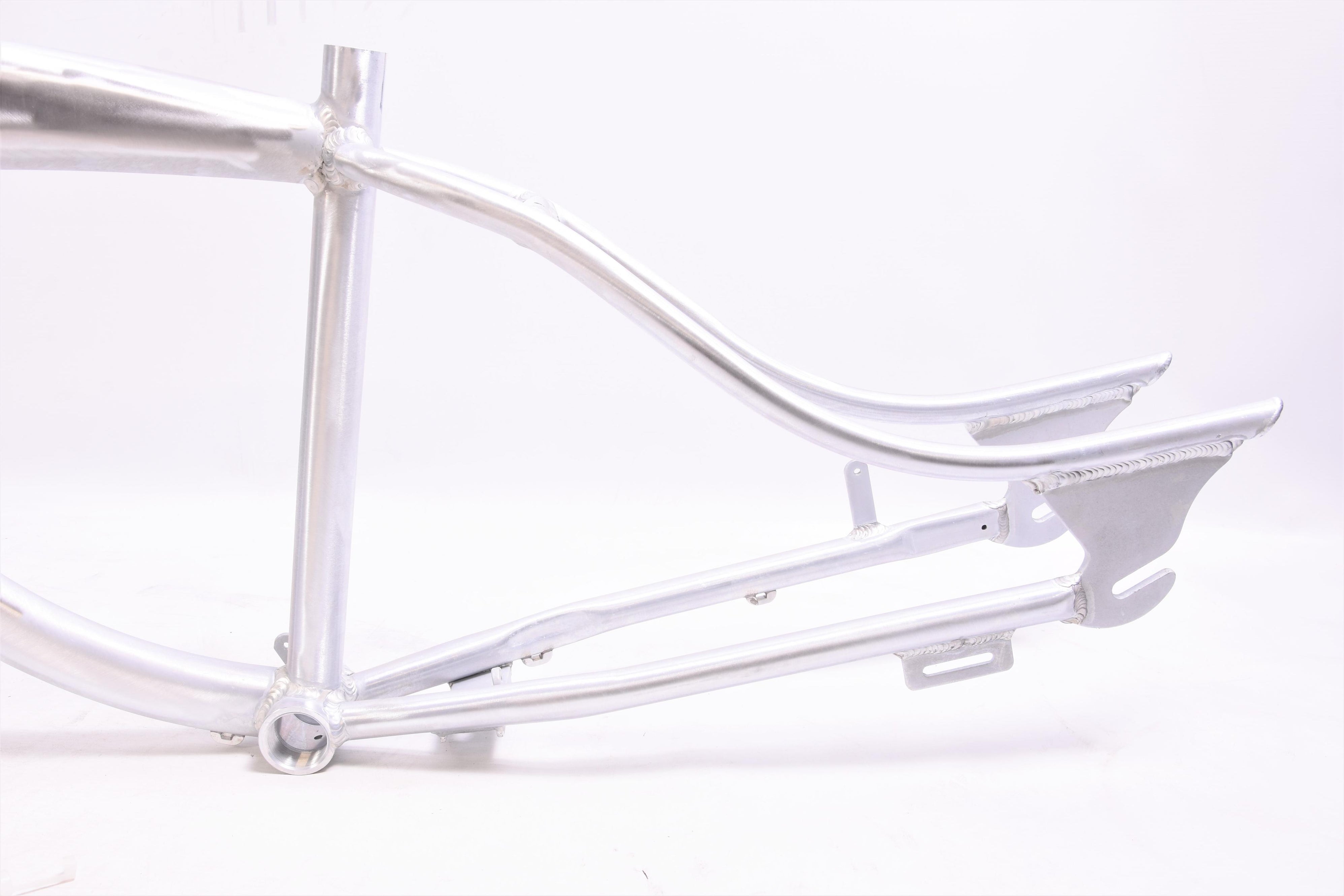 Dragster Chopper Self Build Aluminium “Bronx” Men’s Beach Cruiser Frame ...