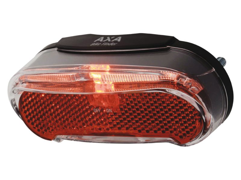 AXA RIFF BIKEFINDER REAR LIGHT PANNIER CARRIER RACK WITH REMOTE GUIDE