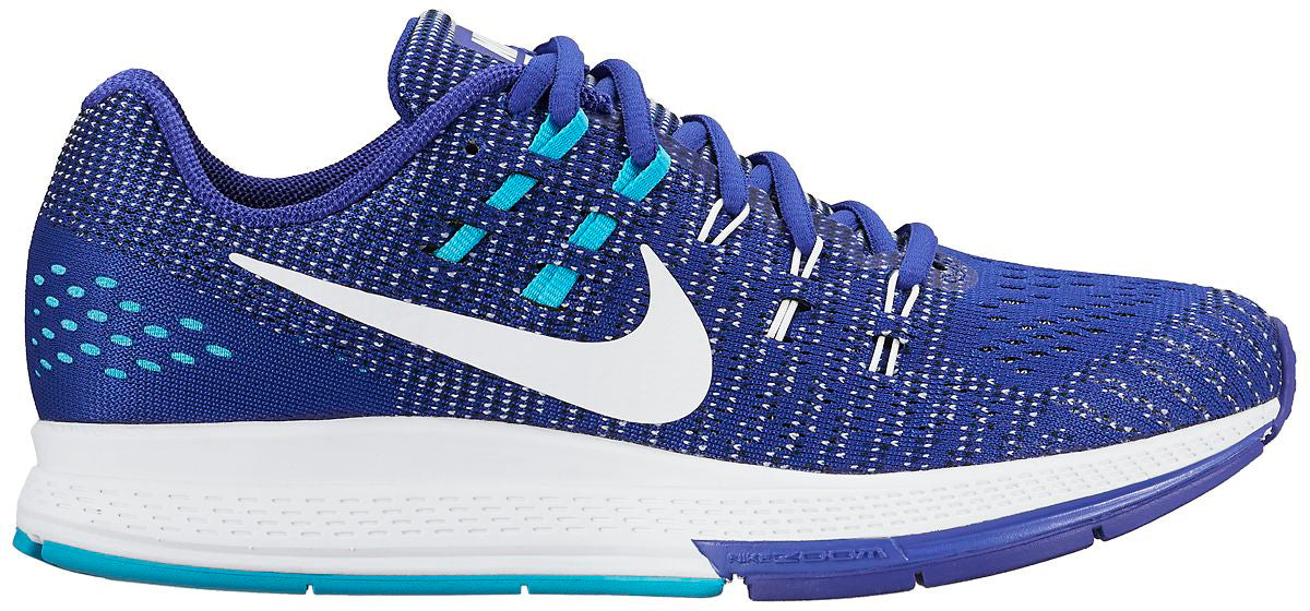 Nike Womens Air Zoom Structure 19 Running Shoes UK 4 Concord Blue/ White