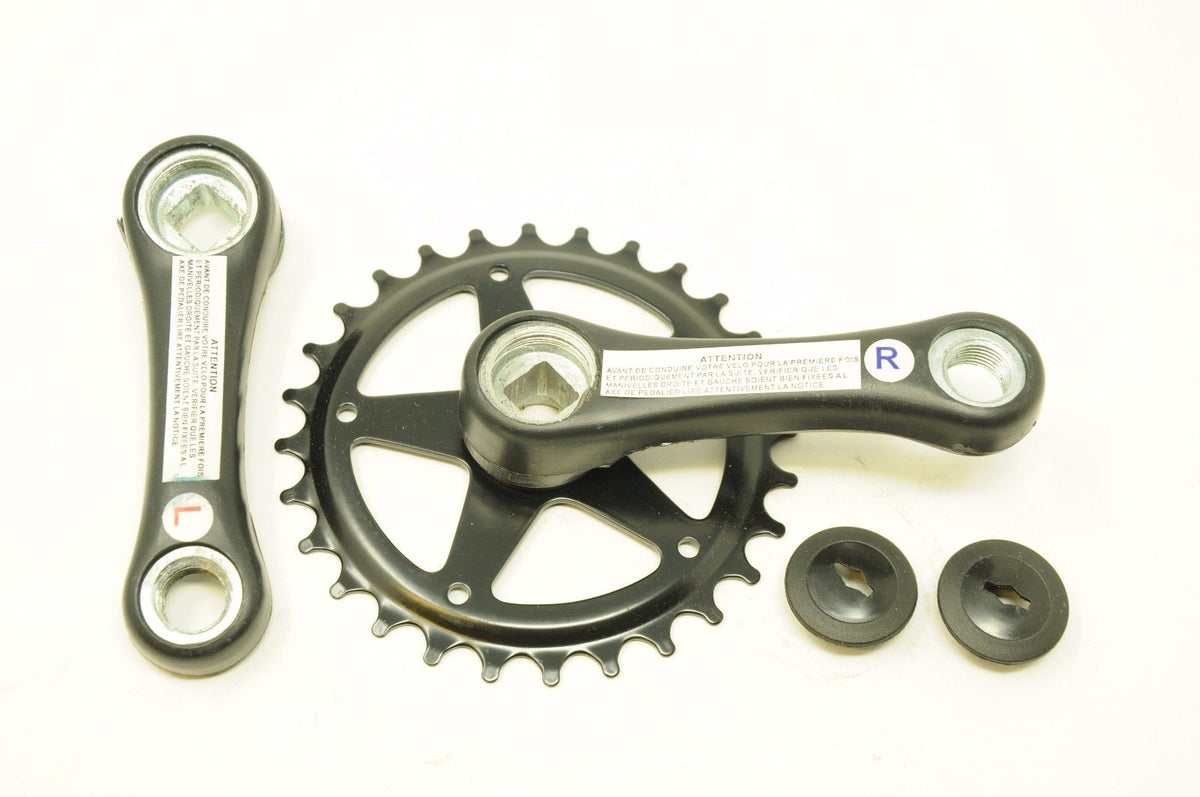 Childs Bike 28 Teeth Single Cotterless Chainwheel & Crank Set 90mm Lon
