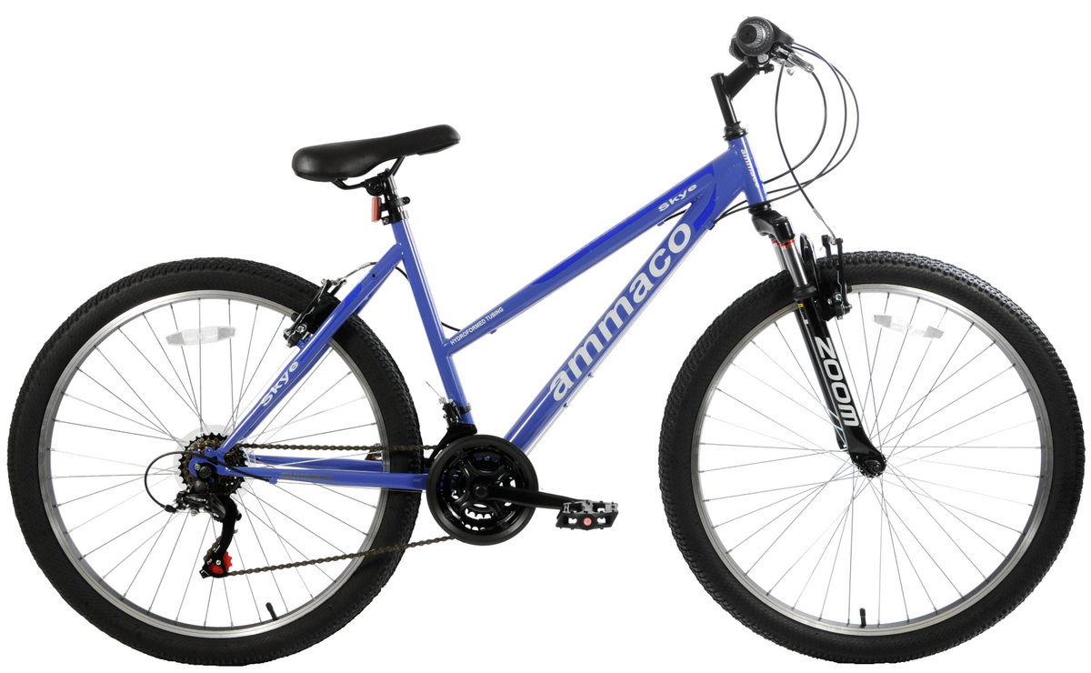 Girls Mountain Bike 24" Wheel Skye 14" Frame Front Suspension 21 Speed
