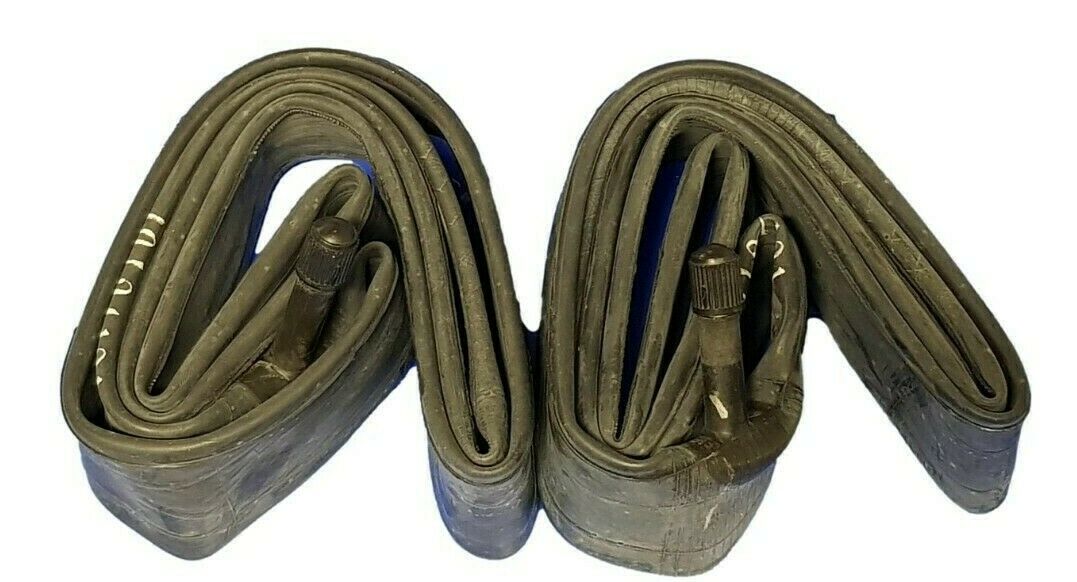 Pair 16 X 1 3/8" Inner Tubes Car Valve For Moulton, Chopper Era+60's B
