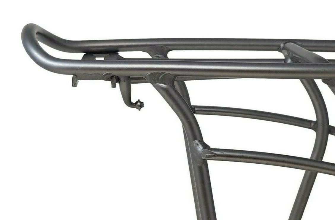 ALUMINUM CITY CYCLE, DUTCH BICYCLE PANNIER CARRIER RACK FOR BIKES WITH
