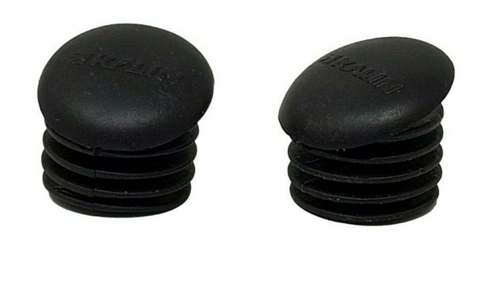 2 X HANDLEBAR STEM RUBBER SLOPPED BUNGS PLUGS 25MM DIAMETER FOR MTB BL