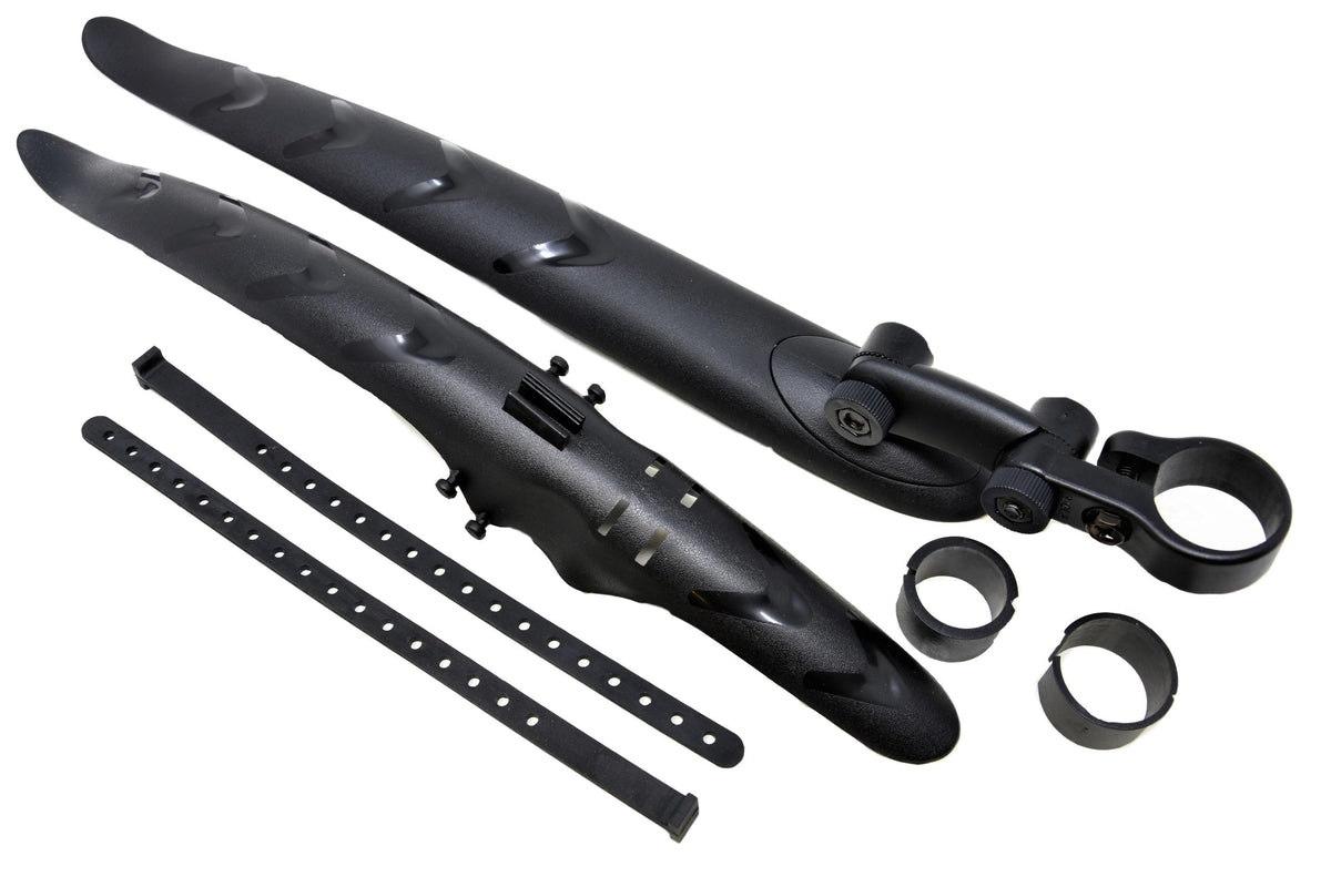 Racing Cycle Road Bike Quick Fit Short Mudguards 35mm Wide Ideal 27”