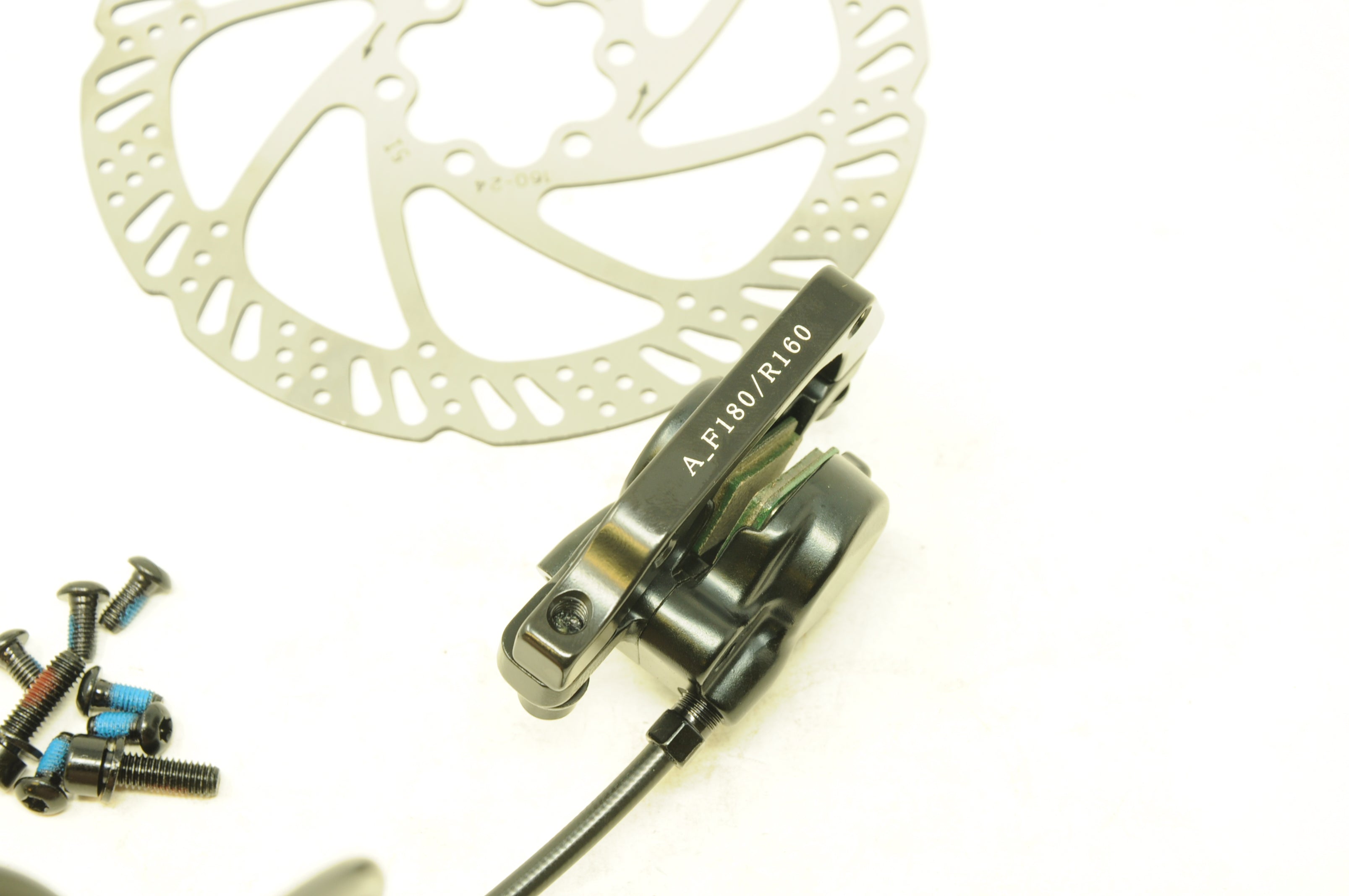 TEKTRO M285 HYDRAULIC COMPLETE BRAKE ; RIGHT LEVER,CALIPER,ROTOR & 140